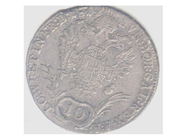 Austrija 10 kreuzer 1815 B