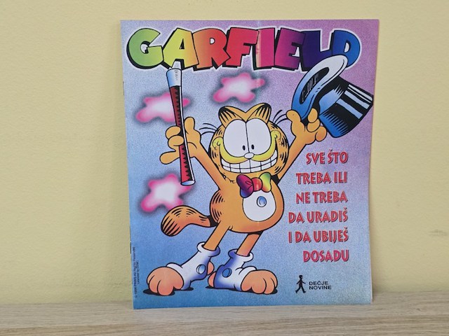 Album Garfield Dečje Novine 1996 nov nekorišćen