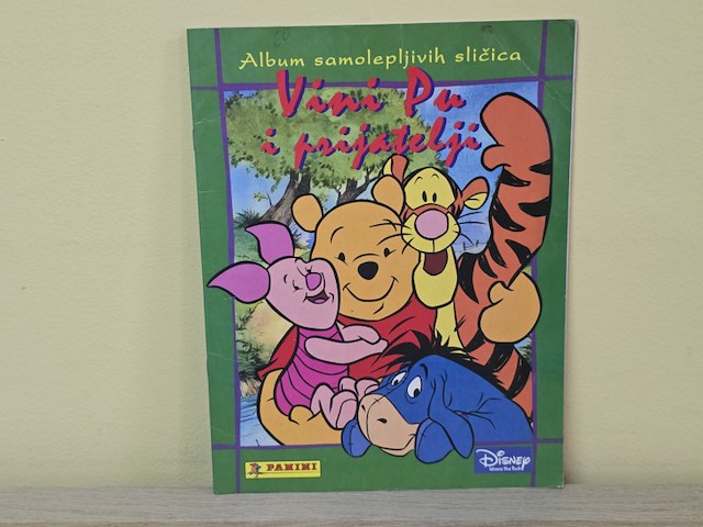 Album Vini Pu i prijatelji Panini 99% pun nedostaje 1