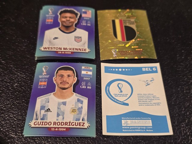 Sličice Fifa 2022 Qatar Panini Standard Edition komad