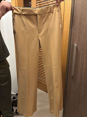 Elegante ženske bež pantalone Zara, veličina L