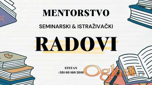 Pomoć u pisanju i organizaciji seminarskih i istraživačkih radova