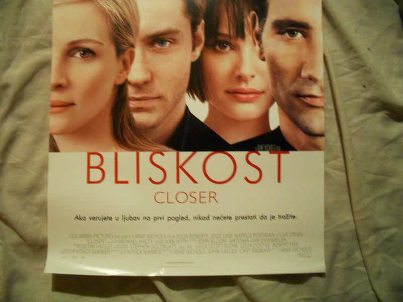Closer, plakat