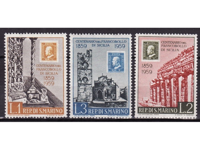 San Marino - arhitektura Sicilije - 1959