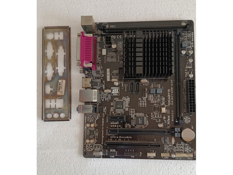 Gigabyte GA-N3150M-D3P - ploča i 4 jezgra - procesor