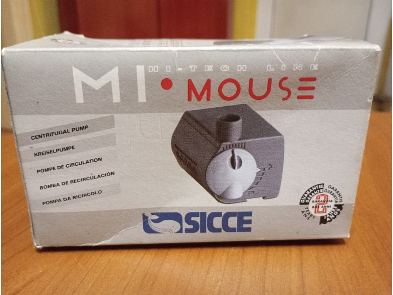Sicce Mi-Mouse pumpa za akvarijume, manje fontane...