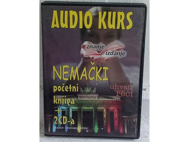 NEMACKI JEZIK AUDIO KURS, KNJIGA + 2 x CD