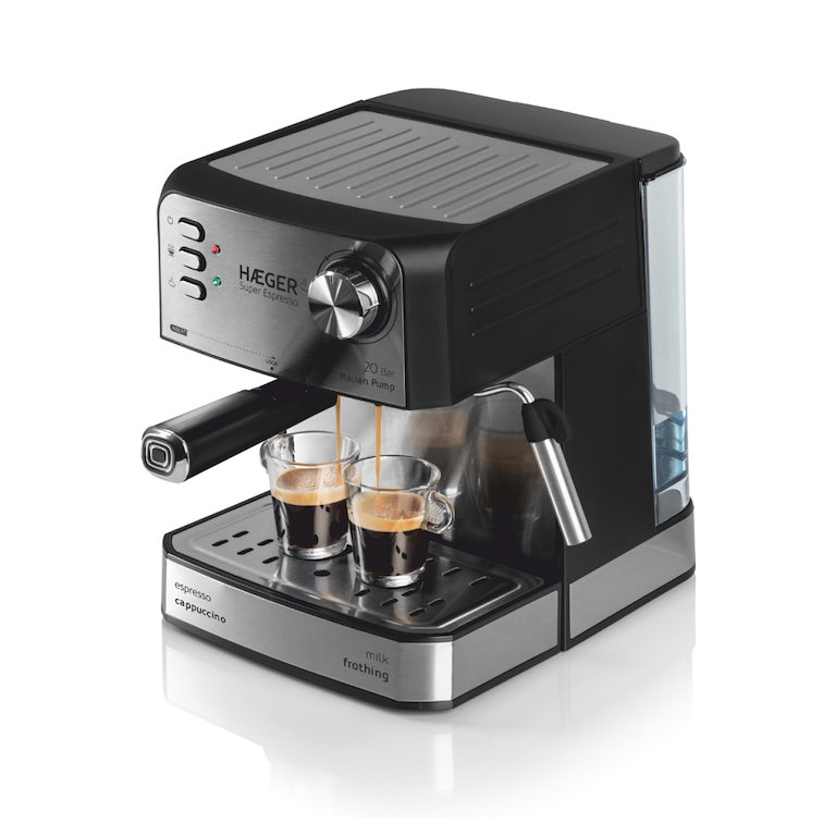 HAEGER HECM-85B.011A APARAT ZA ESPRESSO KAFU 20 BARA INOX