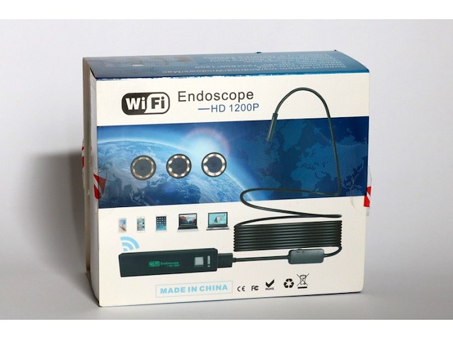 Endoskop (WiFi Endoscope) sa HD 1200P kamerom