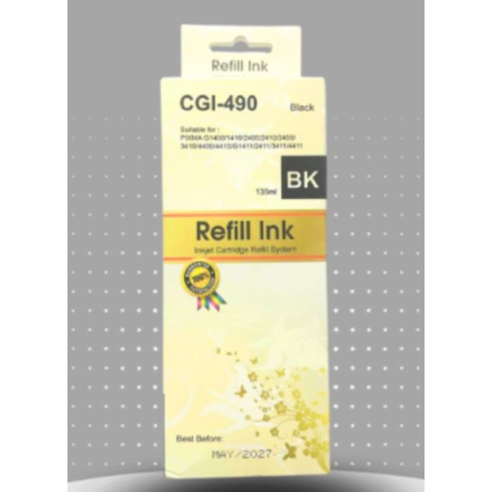 INKJET GI-490 Dopuna Black SINO boja bocica sadrži 130 ml mastila za Canon CNIJ490SC