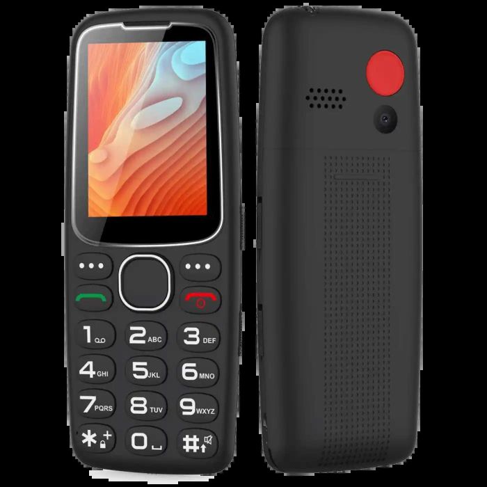 Mobilni telefon Meanit Senior 10 plus crni