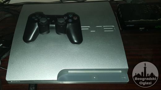 PS3 SLIM 320GB Silver - Ultimate Edition 2025 – Čipovan 4.92