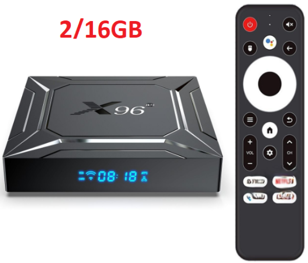 GMB-X96 M200 2/16GB smart TV box S905X5M quad ARM G310V2, 2x4K 2.4&5G, 1000M, BT, Android 14