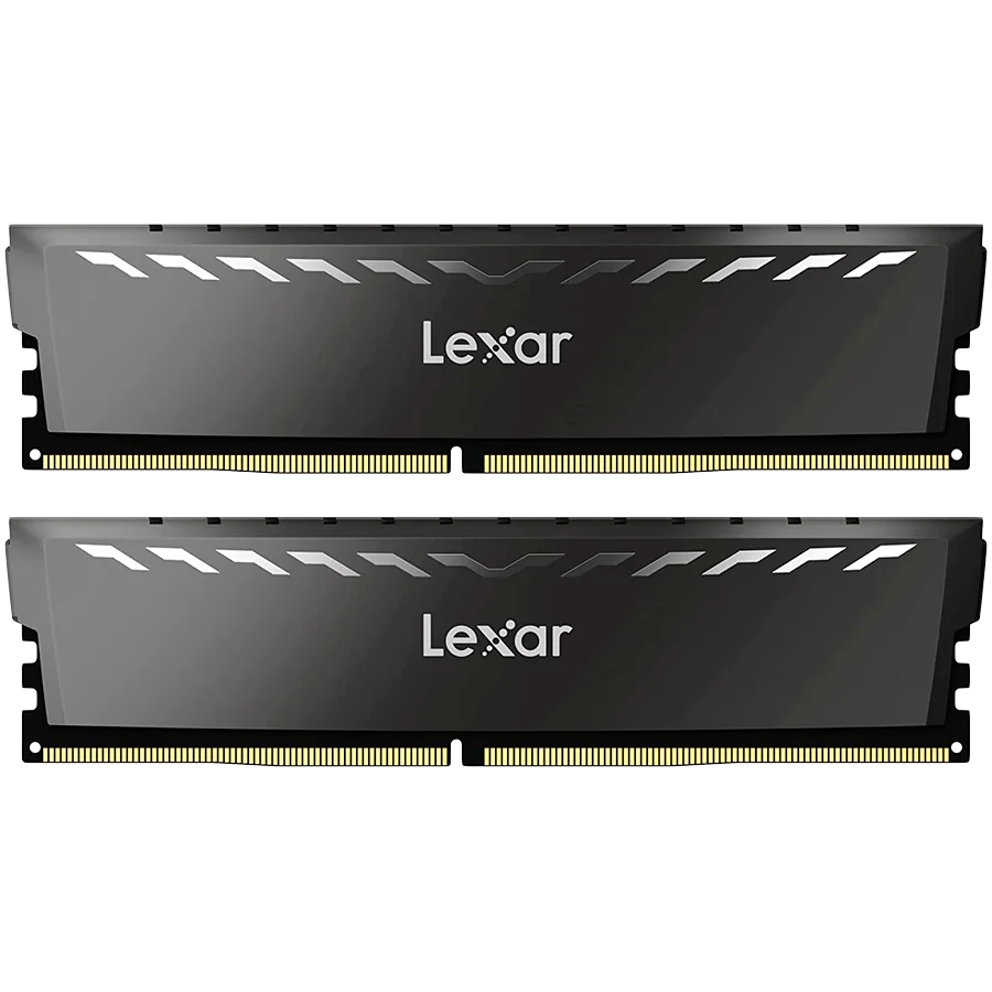 Lexar 2x16GB THOR DDR4 3200 UDIMM XMP Memory with heatsink. Dual pack