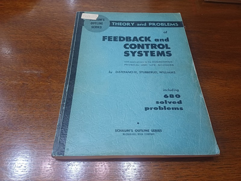 Schaum's outline series Feedback and control systems