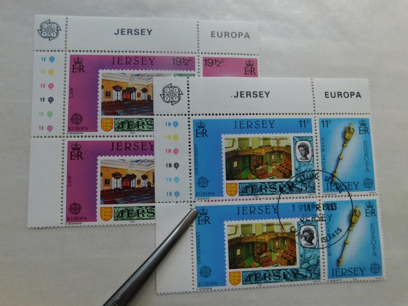 JERSEY EUROPA 1983 KOMPLET SERIJA