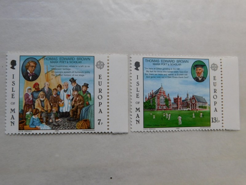 ISLE OF MAN EUROPA 1980 KOMPLET ČISTA SERIJA