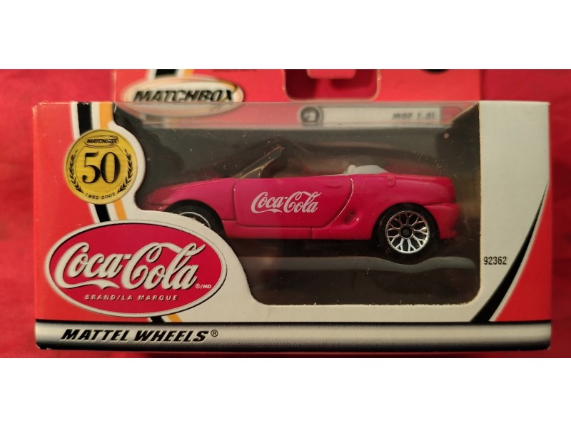 Coca-Cola Mattel Wheels - 8 CM