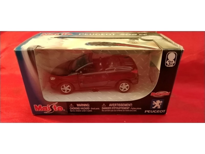 Maisto model automobila Peugeot 206 CC 1-43