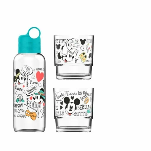 MICKEY MOUSE SET FLASICA I DVE CASE ZELENI