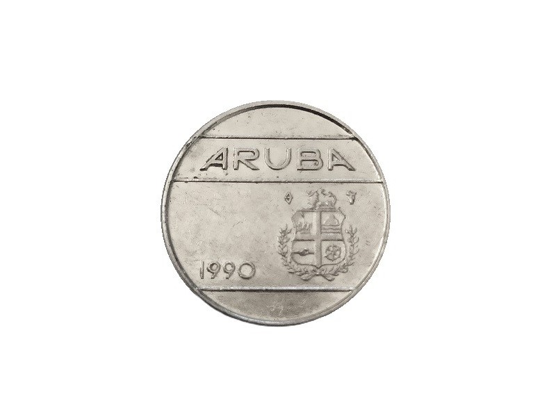 ** ARUBA - 10 CENTI 1990. **