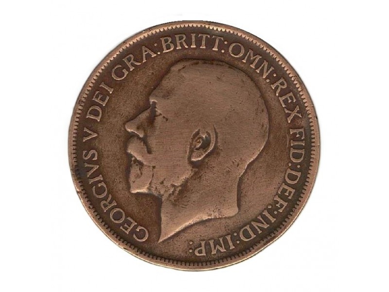 ** BRITANIJA - 1 PENNY 1912. **