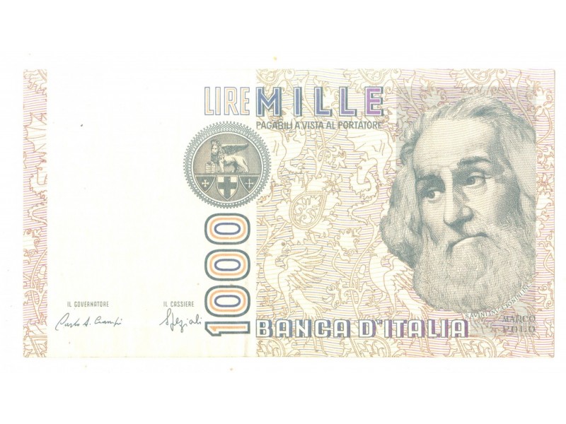 ITALIJA 1000 lire 1982