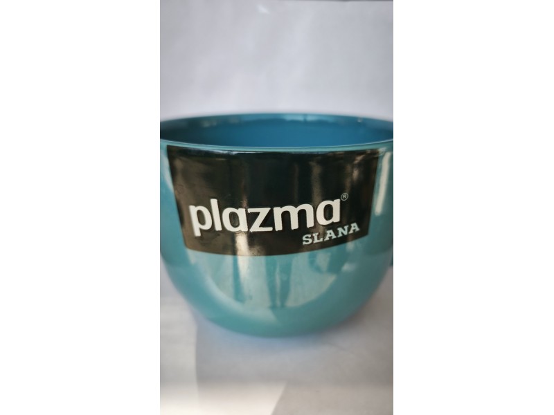 Plazma slana - plava šolja
