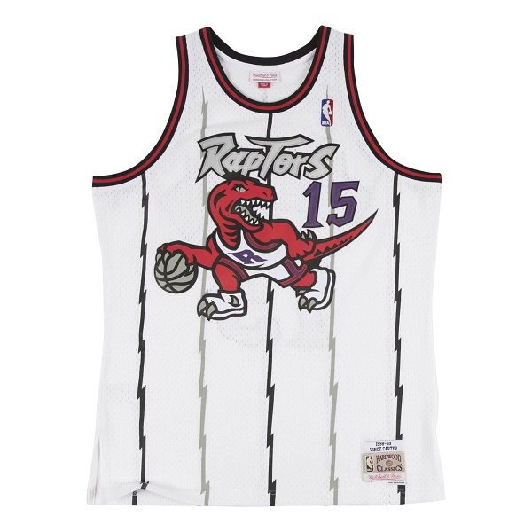 NBA SWINGMAN HOME JERSEY TORONTO RAPTORS 1998-99 VINCE CARTER 'WHITE'