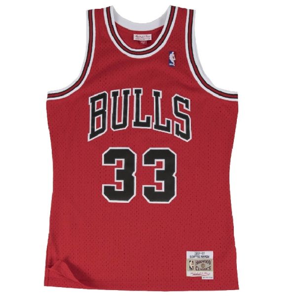 NBA CHICAGO BULLS SCOTTIE PIPPEN SWINGMAN JERSEY 'RED'