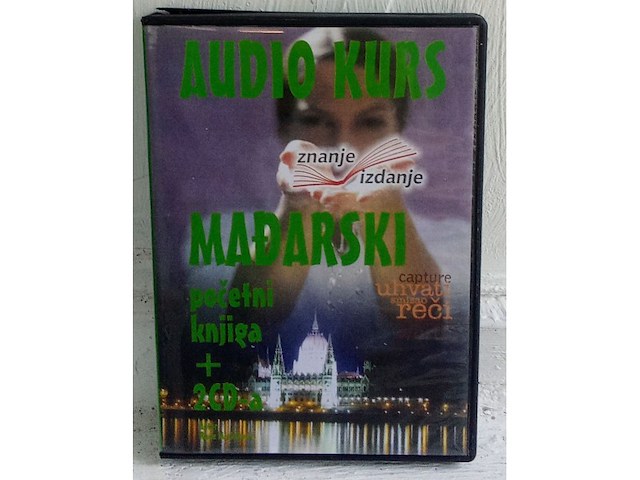 MADJARSKI JEZIK AUDIO KURS, KNJIGA + 2 x CD