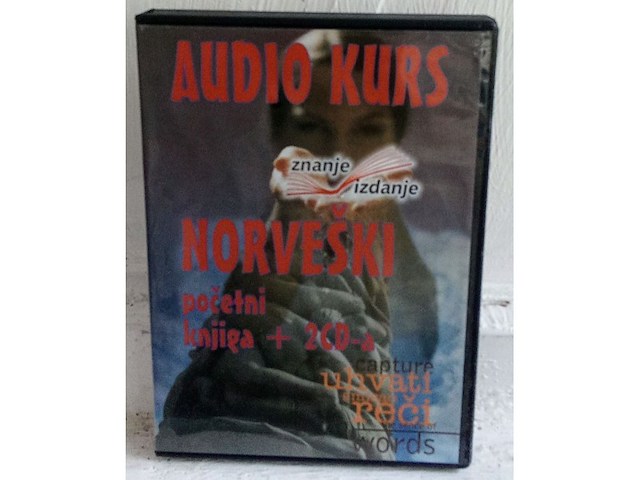 NORVEŠKI JEZIK AUDIO KURS, KNJIGA + 2 x CD