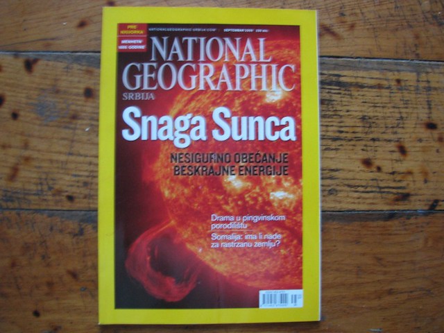 NATIONAL GEOGRAPHIC SEPTEMBAR 2009 SNAGA SUNCA