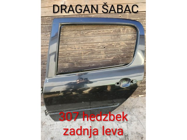 PEUGEOT 307 vrata zadnja leva