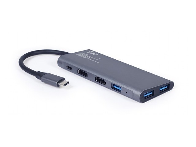 Cablexpert USB Type-C 3 in 1 adapter (Hub + HDMI + PD)