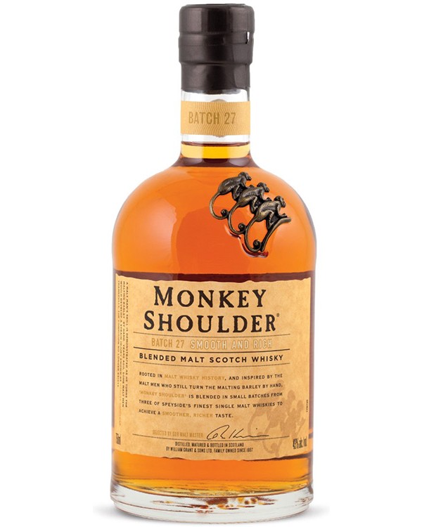 Monkey Shoulder 0.70l + 2 GRATIS ČAŠE