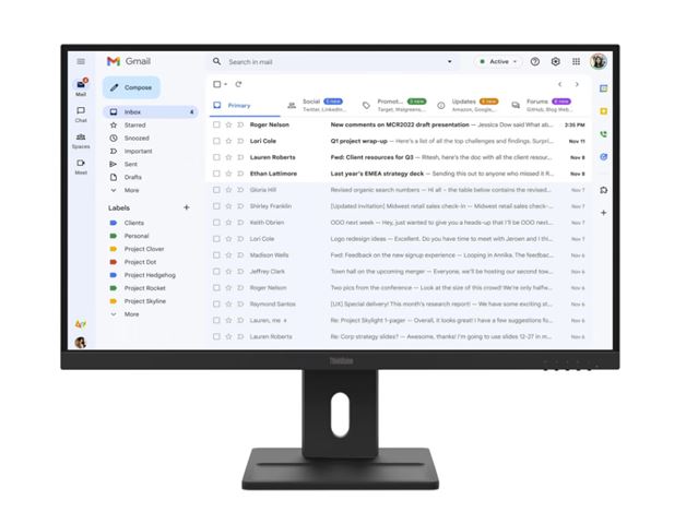 LENOVO Monitor E27-40 27", IPS, 64BCMAT4EU