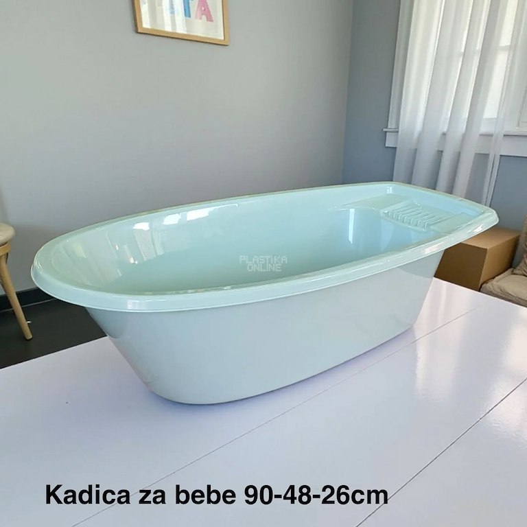 Kadica za bebe 90-48-26cm – korito – plava