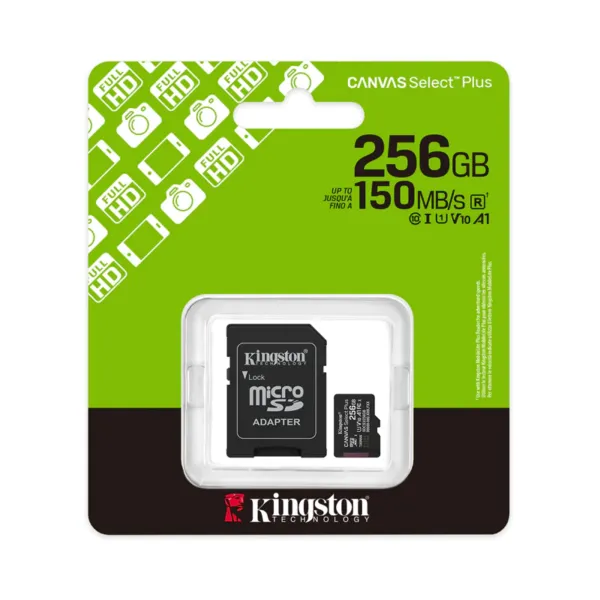 Kingston microSD 256GB V10 150R memorijska kartica