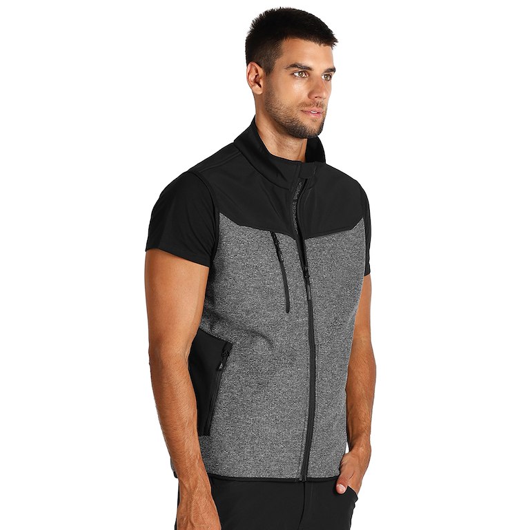 subdirectory_arrow_left PANTHER GREY VEST Softshell prsluk sa postavom od brušenog polara