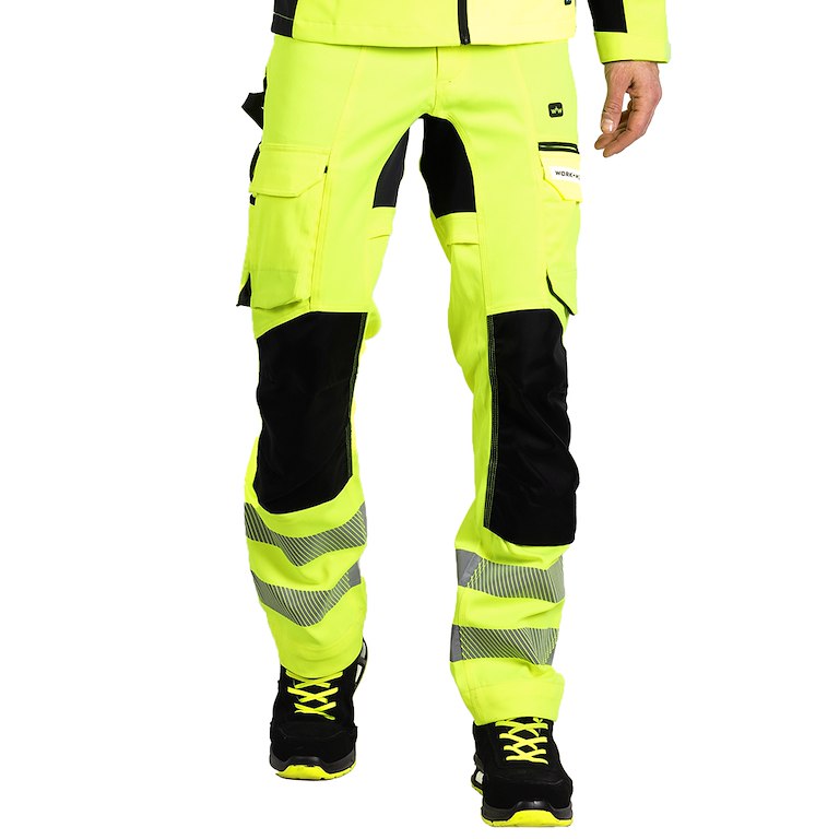 subdirectory_arrow_left Hi-viz sigurnosne pantalone fluorescentne