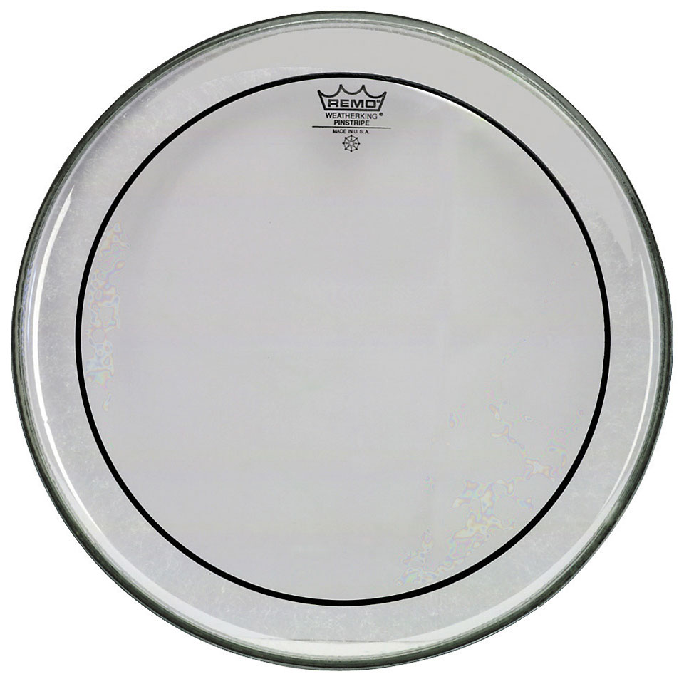 Remo 16" Pinstripe Clear PS-0316-00