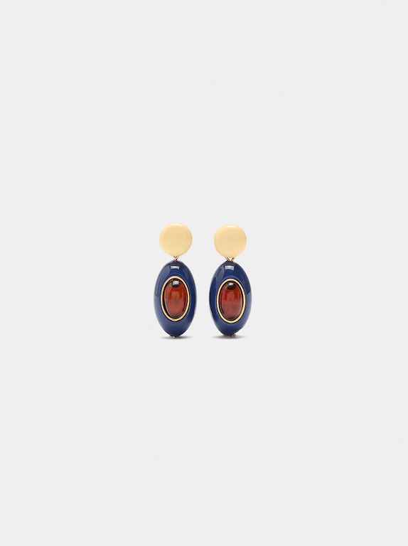 EARRINGS WITH ENAMEL
