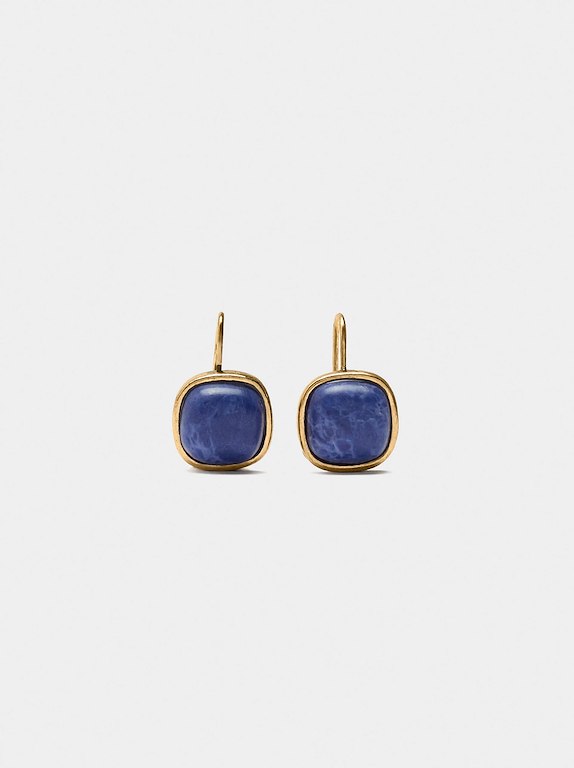SHORT EARRINGS WITH STONE