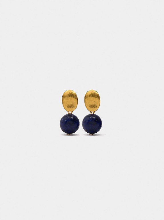 SHORT EARRINGS WITH STONE