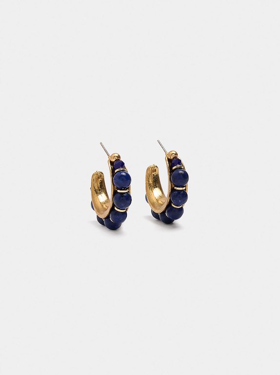 HOOP EARRINGS WITH STONES