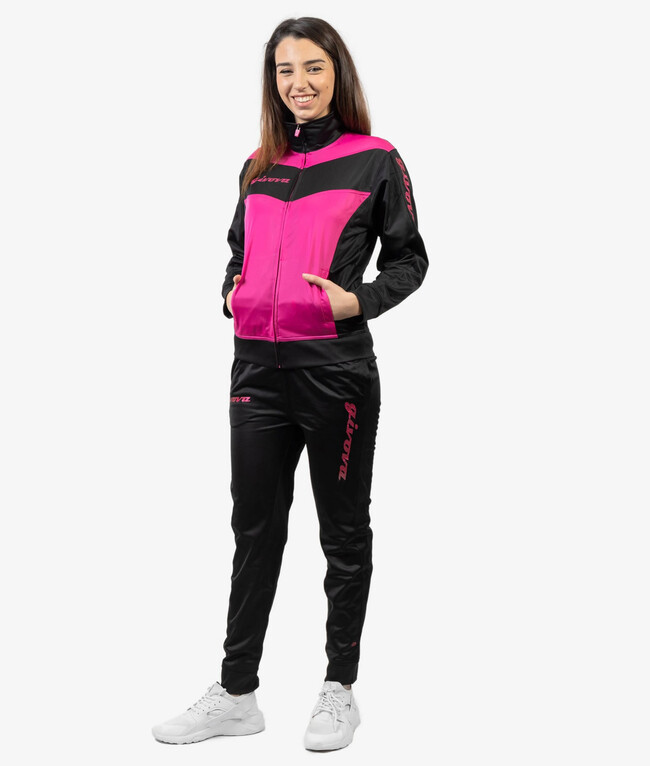 TUTA VISA TRIACETATO FUXIA/NERO Tg. 2XL