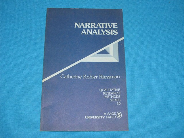 Narrative analysis Catherine Kohler Riessman