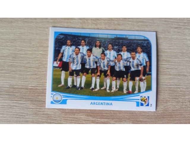 Južna Afrika broj 106 World cup 2010 Panini Messi