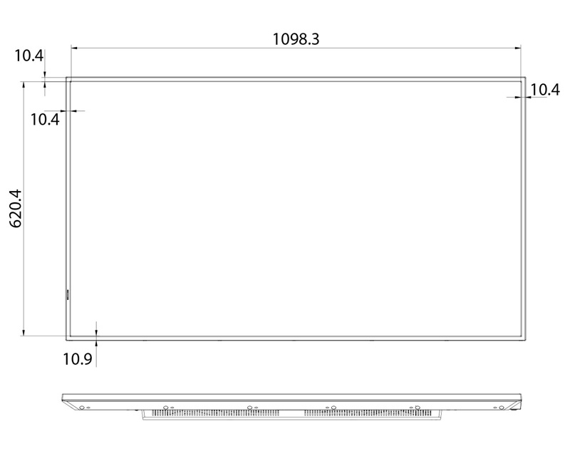 HISENSE 50 inča 50GM50D 4K UHD 500 nita Digital Signage Display - 18/7 Operation